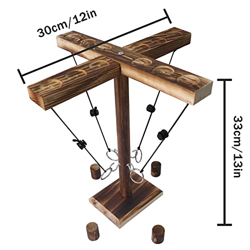SOARFLY Haak Ring Toss Game, vier personen toss haak en ring spel ...