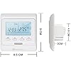 KETOTEK Programmable Thermostat for Water Underfloor Heating 220V 3A ...