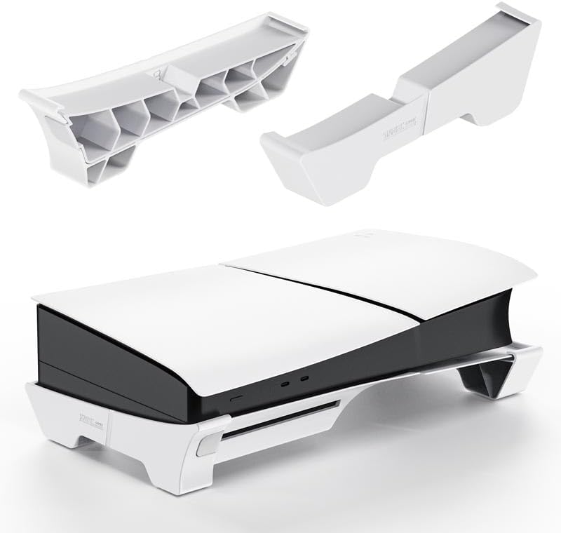 Amazon.com: YUYUEMI PS5 Horizontal Stand,Stable PS5 Base Holder Cooling ...