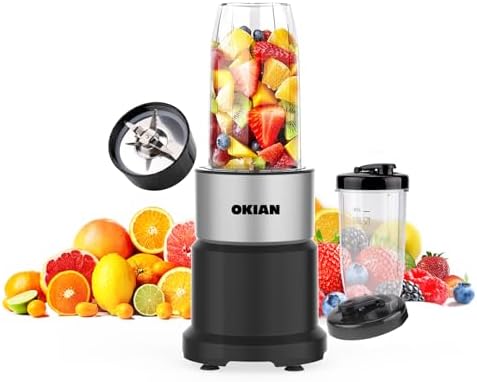 Amazon.com: TOAKELI Smoothie Blender, 850 W Upgraded Compact Personal ...