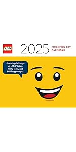 LEGO Fun Every Day 2025 Daily Calendar: Chronicle Books: 9781797228785 ...