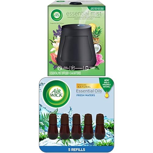 Amazon.com: Bundle of Air Wick Essential Mist Diffuser, 1ct, Essential ...