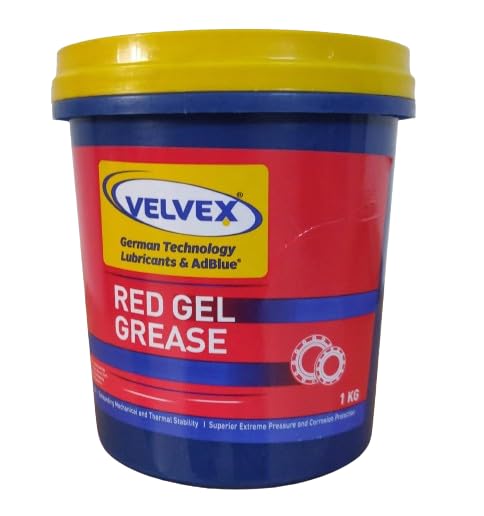 Velvex red gel grease -1kg Multipurpose Grease (Long Lasting Lubricant ...