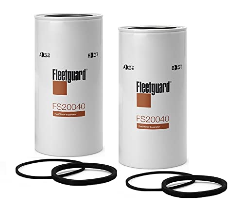 Buy FS20040 Fleetguard Fuel Filter Water Separator (Pack of 2 ...