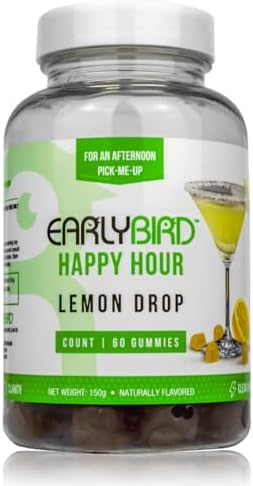 Amazon.com: EarlyBird Happy Hour (Afternoon Energy Gummies) - Lemon ...