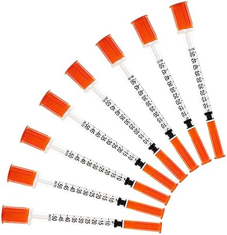 Amazon.com: U-100 30G 1ml/cc Syringe 5/16" (8mm) Pack of 30 : Industrial & Scientific