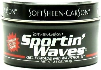 Soft Sheen Sportin Waves 104 ml Pomade Jar (3-Pack) : Amazon.co.uk: Beauty