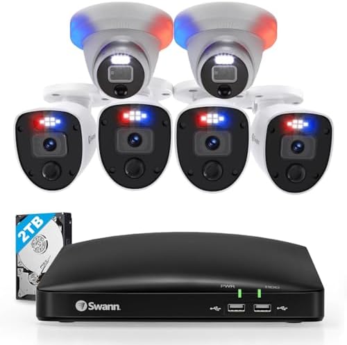 Amazon.com: SWANN 4K Ultra HD Video 8 Channel DVR Security Camera ...