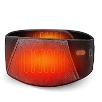 FEETMOR Heated Waist Belt, Electric Heating Pad for Low Back and Belly ...