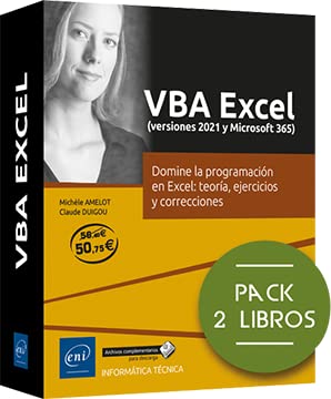Amazon.com: VBA Excel (versiones 2021 y Microsoft 365): Pack de 2 libros: Domine la programación ...