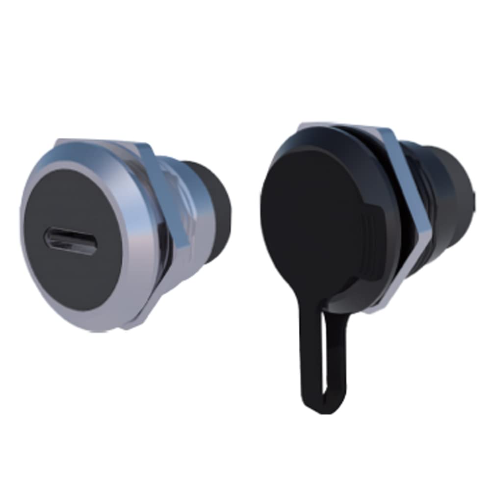 Snapklik.com : ANMBEST 5PCS USB 3.1 Type C Panel Mounting Waterproof ...