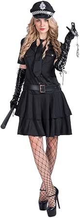 Amazon.com: Snailify Women Police Costume Naughty Cop Girl Police Sexy ...