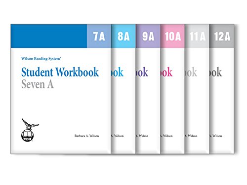 WRS STUDENT WORKBOOKS 7-12 A SET: Wilson Reading System, Wilson Reading ...
