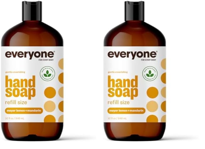 Amazon.com : Everyone Meyer Lemon + Mandarin Refill Size Hand Soap, 32 ...