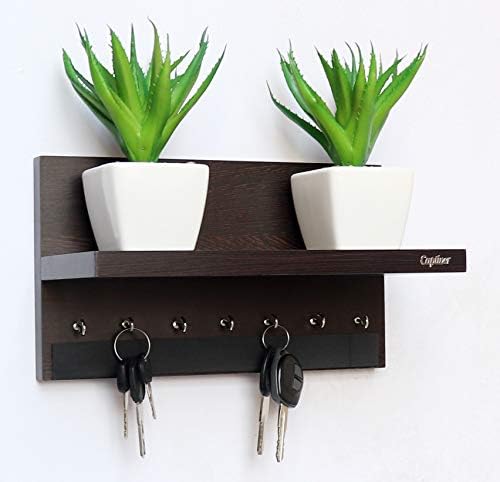 Captiver Engineered Wood Wall Mounted Key Holders with Decorative ...