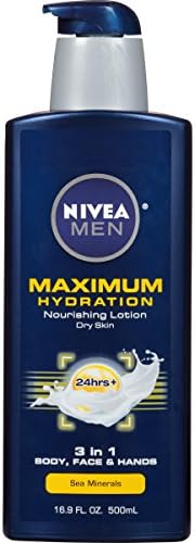 Amazon.com : NIVEA Men Maximum Hydration 3-in-1 Nourishing Lotion ...