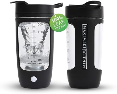 Amazon.com: Maximize Within Portable Electric Protein Shaker- 20oz ...