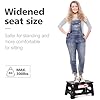 Amazon.com: ACSTEP Folding Step Stool,15-Inch Extra Wide 9Inch Height ...