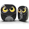 Wireless Doorbell, Cute Owl Doorbell Weatherproof IP55 Outdoor Remote ...