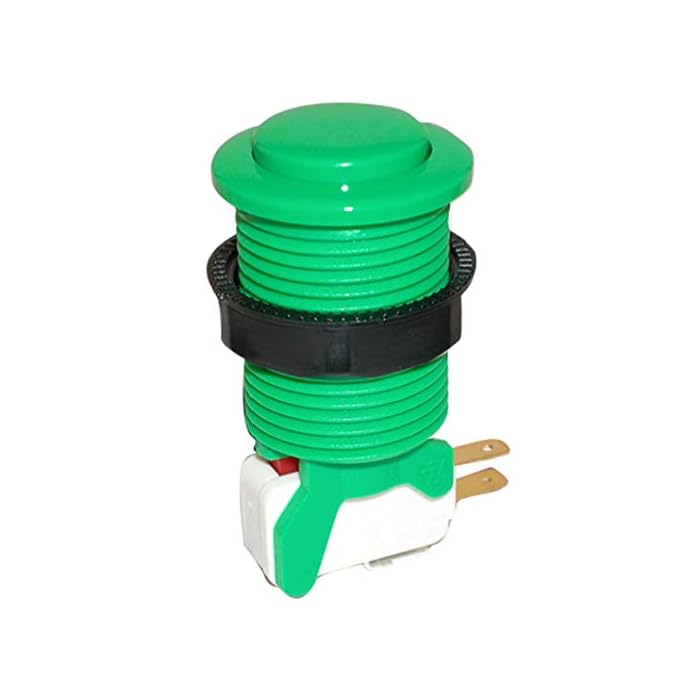 Buy SUZO HAPP 28mm GREEN COMPETITION ARCADE BUTTON & MICRO SWITCH** (6 ...