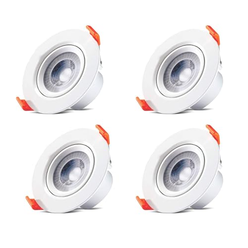 Glowing Night 9 watt Round Downlight Junction Box | White | Glare-Free ...