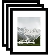 Amazon.com - QOTIB 12x16 Frame with 10x14 Mat, for 30 x 40cm Diamond ...