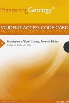 Buy Mastering Geology - Standalone Access Card - for Foundations of ...