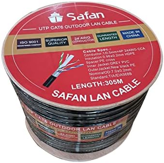 safan Outdoor UTP Cable Network For Ethernet. 305M Spool,Outdoor UTP ...