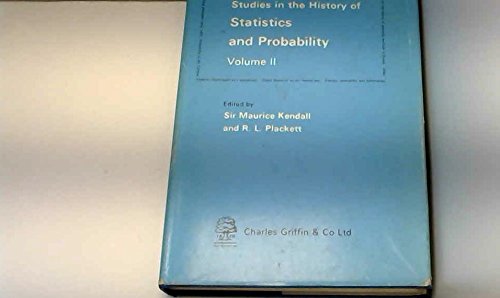 Studies in the history of statistics and probability: A series of ...