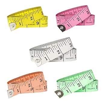 Laxmi Sewing Measuring Tape Soft Ruler Ribbon for Cloth Fabric Tailor ...