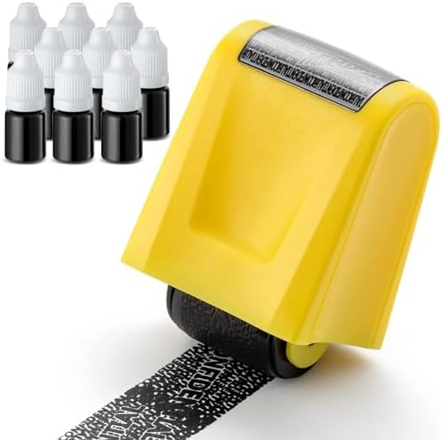 Amazon.com: Address Blocker Roller Stamp Cover up id Police Identity ...