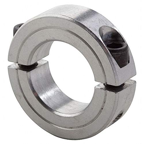 Shaft Collar, Clamp, 2Pc, 1-1/2 in, Aluminum: Industrial Products ...