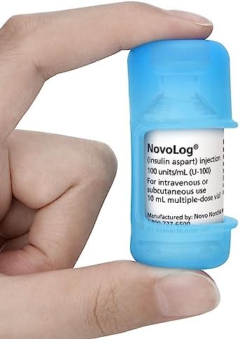 Amazon.com: APDTEK Insulin Vial Protector Case for 10ML Short Vials ...