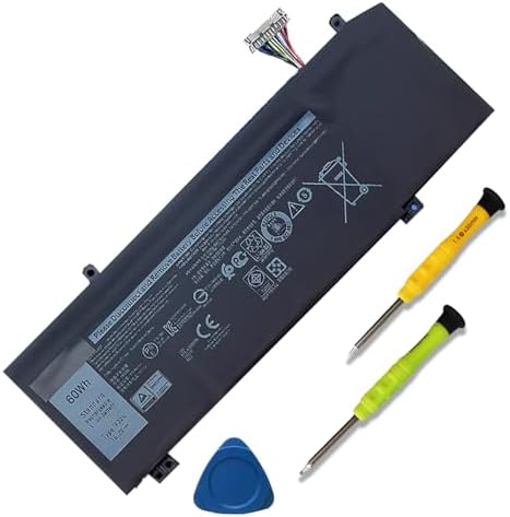 Amazon.com: 60Wh 15.2V 1F22N Battery Replacment for Dell G7 15 7590,G7 ...