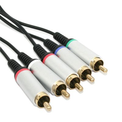 Buy Foxmicro PSPCAB PSP Component Av Cable for Sony PSP (Black) Online ...