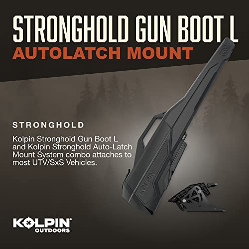 Snapklik.com : Kolpin Stronghold Gun Boot L w/Autolatch Mount