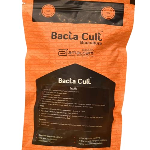 BACTA CULT Septic Activator |1 Kg Powder | Biological Solution | For ...