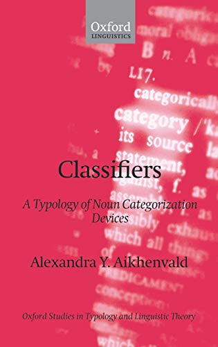 Ebook Classifiers A Typology Of Noun Categorization Devices Oxford