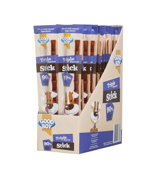 Tripe Flavour Treat Stick for Dogs – Bundle of 50 15g Good Boy Meat ...