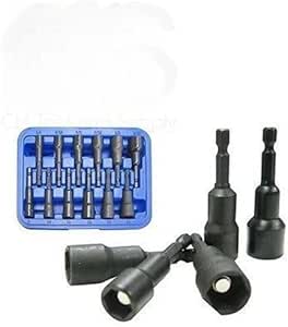 Amazon.com: 12 Piece Magnetic Nut Driver Runner Bit Set Nutdriver ...