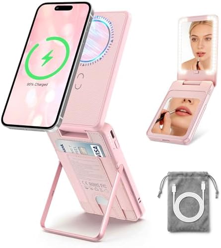 Amazon.com: All-in-One Magnetic Power Bank for Women, Wireless Portable ...
