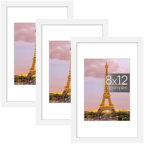Amazon.com - upsimples 8x12 Picture Frame Set of 3, Made of High ...