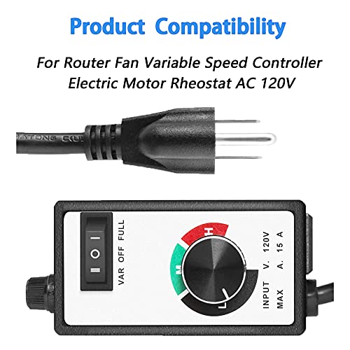 Snapklik.com : Labwork Router Fan Variable Speed Controller Electric ...
