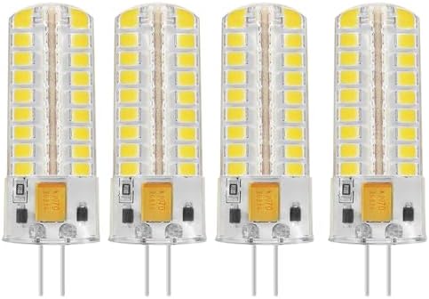 Lxcom Lighting G4 LED Bulb 7W Silica Gel Light AC/DC 12V 2835 SMD 72 ...