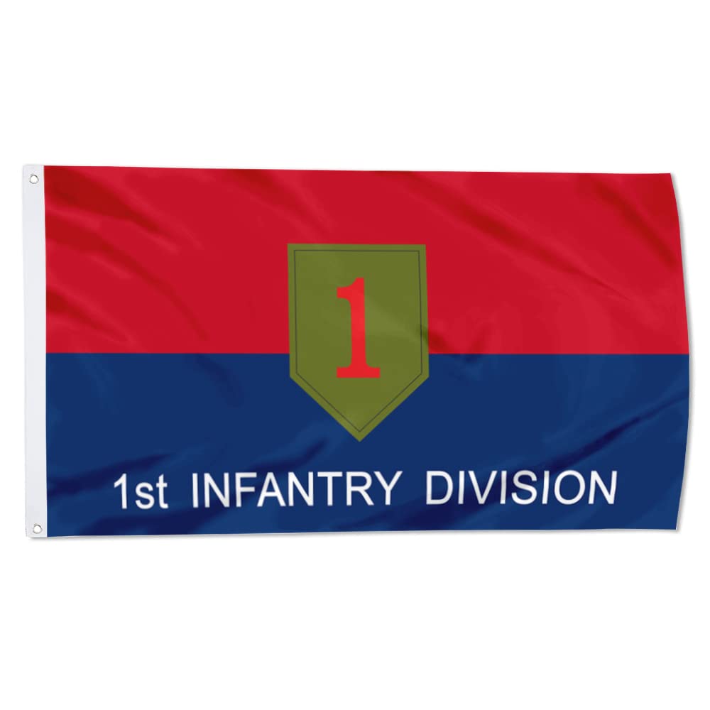 Amazon.com : Fyon Army 1st Infantry division Flag 3x5Feet Military ...