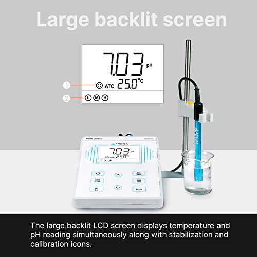 Snapklik.com : LLC-AI501 PH700 Benchtop Lab pH Meter, 0.01 pH Accuracy ...