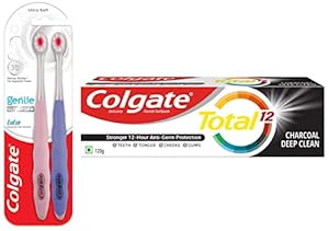 Buy Colgate Gentle UltraFoam Ultra Soft Bristles Manual Toothbrush for ...