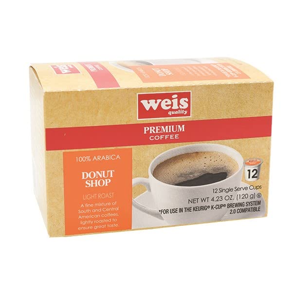 Amazon.com: Weis Quality, Single Serve Coffee Cups 100% Arabica Donut ...