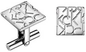 Calvin Klein Monogram Cufflinks : Amazon.co.uk: Fashion