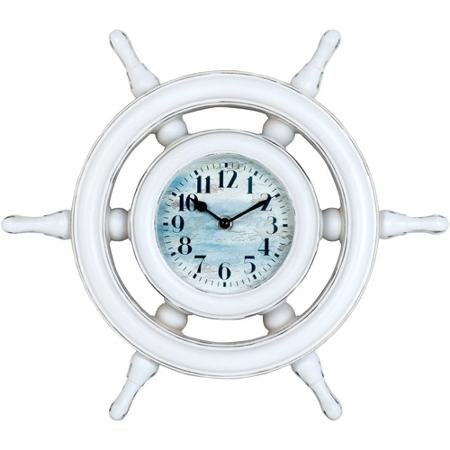 Better Homes and Gardens Captains Wheel Clock: 0049353884677: Amazon ...